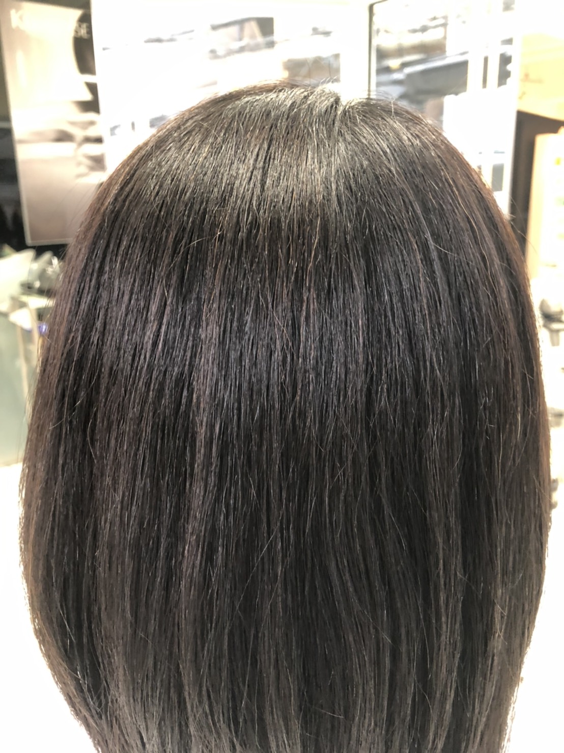 「パサつき髪の広がりチリチリ毛でお悩みの50代女性S様」New髪質改善トリートメント＆カラー＆カットで可愛くなる！【第3回(3ヵ月目)施術 ...